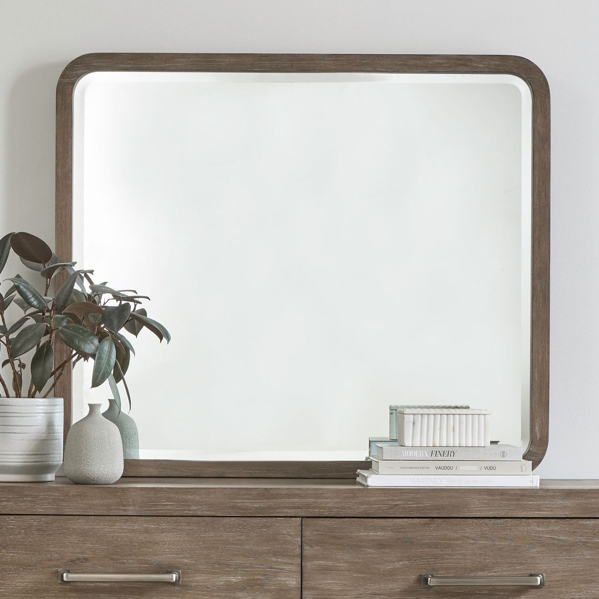 South Bend - Landscape Mirror - Brown — Railway Freight Furniture