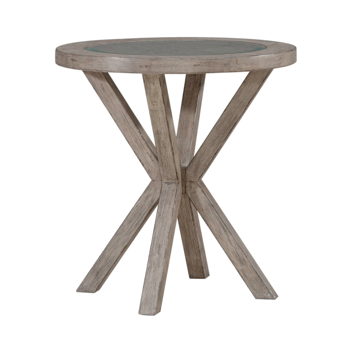 Skyview Lodge - Round Chairside Table - Light Brown — Railway Freight Furniture