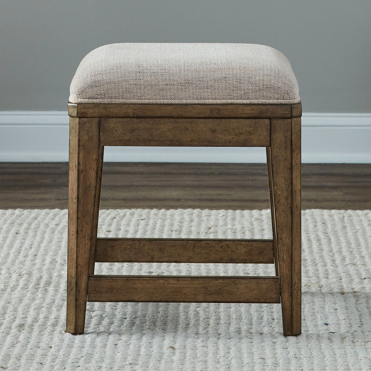 Carolina Park - Upholstered Console Stool - Brown — Railway Freight ...