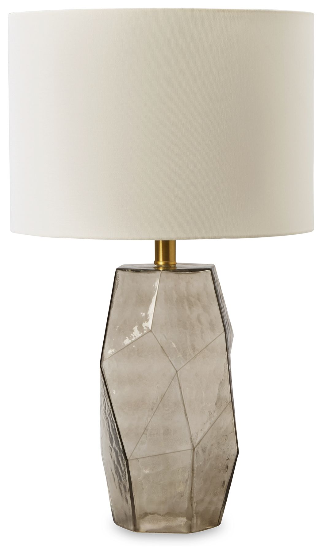 Taylow - Glass Table Lamp - Gray — Railway Freight Furniture