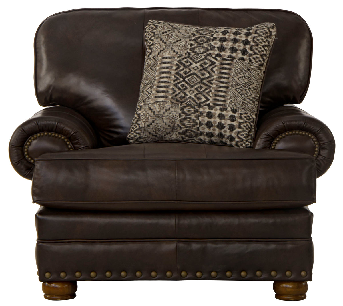 Roberto - Chair - Cocoa - Leather — Railway Freight Furniture