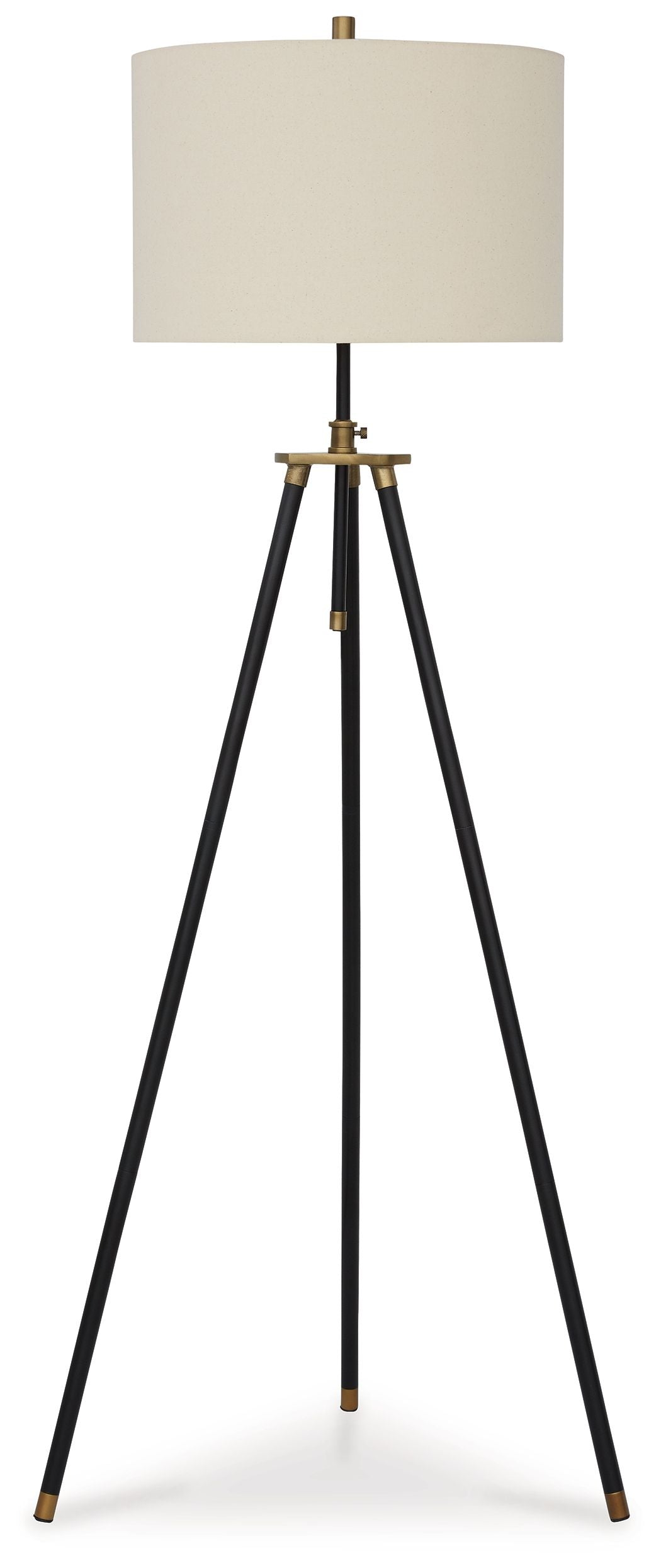 Cashner - Black / Gold Finish - Metal Floor Lamp — Railway Freight ...